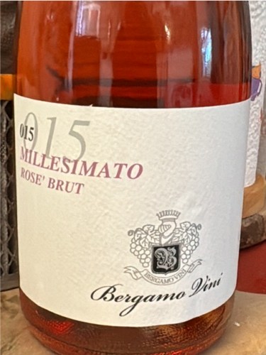 Bergamo Vini 015 Millesimato Rosè Brut | Vivino US