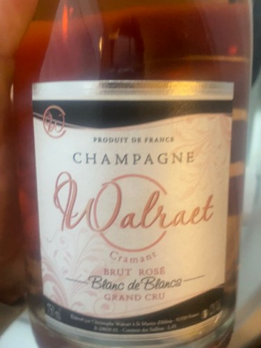 Champagne Walraet C Blanc de Blancs Brut Rosé Champagne Grand Cru ...