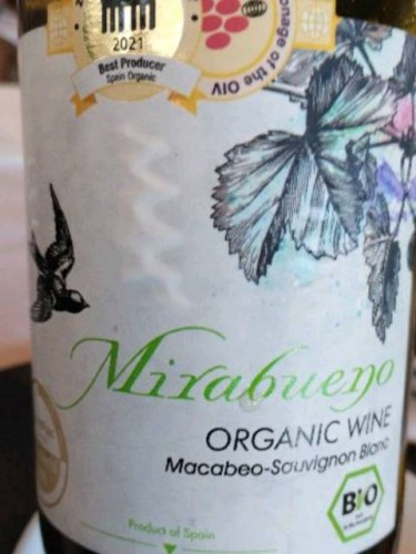 Mirabueno Organic Macabeo - Sauvignon Blanc | Vivino US