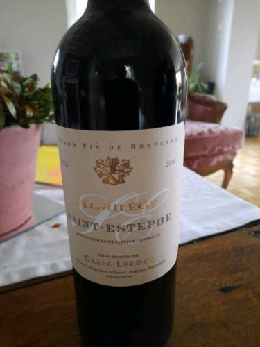 Grafé Lecocq Florilège - Saint Estèphe | Vivino Canada