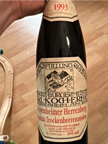 Weingut Bürgermeister Carl Koch Oppenheimer Herrenberg Optima ...