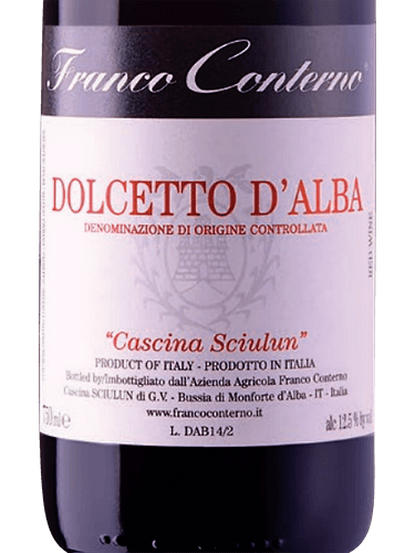 Franco Conterno Dolcetto d'Alba Cascina Sciulun | Vivino US