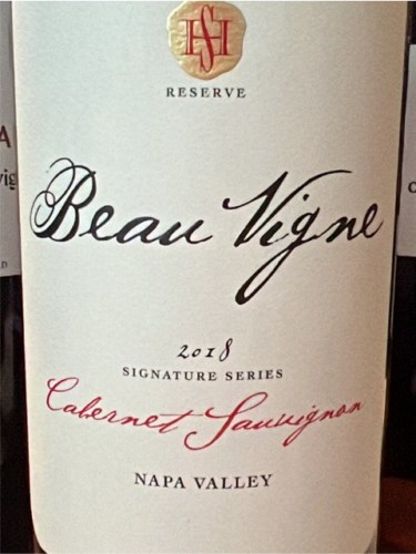 Beau Vigne Signature Series Reserve Cabernet Sauvignon | Vivino English