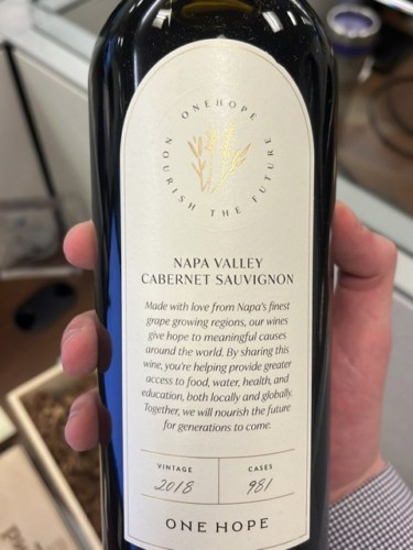 One Hope Cabernet Sauvignon | Vivino English