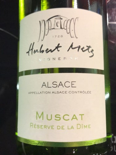Hubert Metz Réserve de la Dîme Muscat | Vivino US