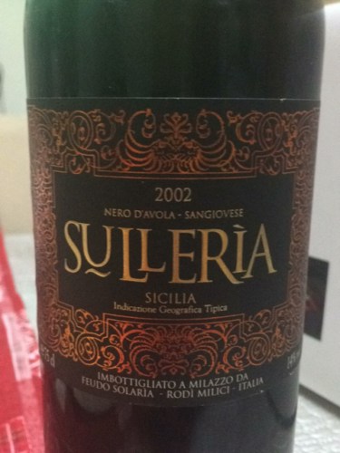 Feudo Solarìa Sullerìa Rosso | Vivino English