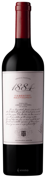 2020 Escorihuela Gascón 1884 Cabernet Sauvignon | Vivino US