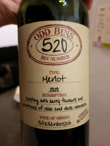 Odd Bins Bin Number 520 Merlot | Vivino US