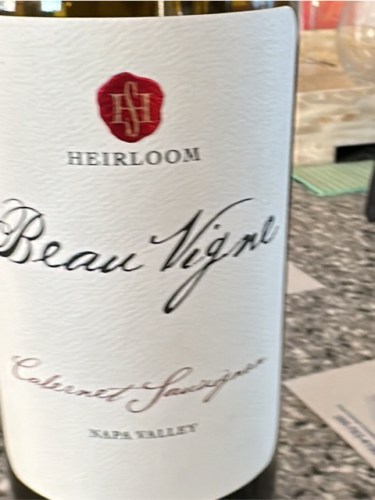 Beau Vigne Heirloom Cabernet Sauvignon | Vivino English