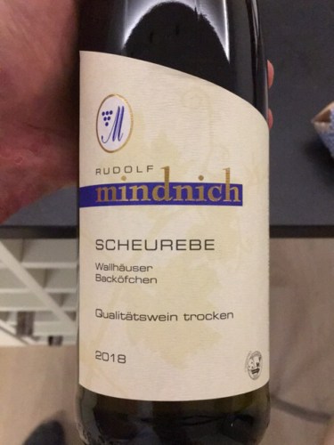 Rudolf Mindnich Wallhäuser Backöfchen Scheurebe Trocken | Vivino US