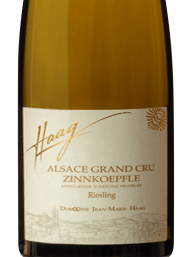 Domaine Jean-Marie Haag Riesling Alsace Grand Cru 'Zinnkoepfle' | Vivino US
