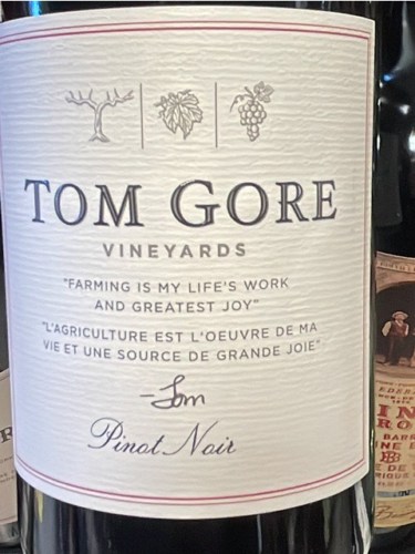 Tom Gore Pinot Noir | Vivino US