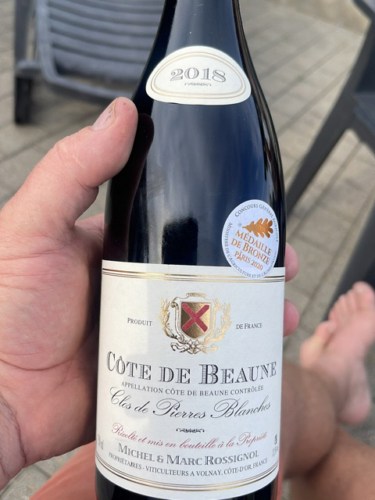 2018 Michel & Marc Rossignol Côte de Beaune 'Clos des Pierres Blanches ...