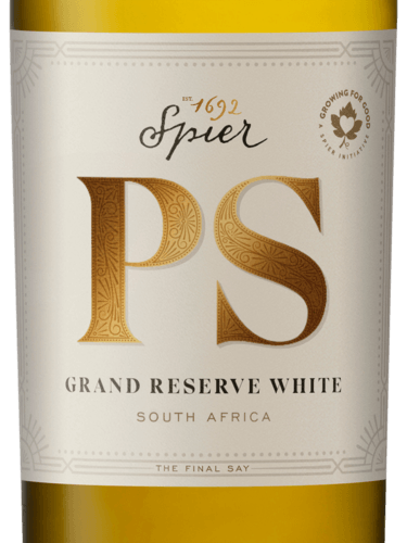 Spier PS Grand Reserve White | Vivino Canada