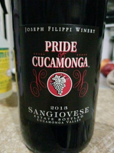 Joseph Filippi Pride of Cucamonga Sangiovese | Vivino English