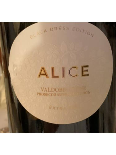 Le Vigne di Alice Black Dress Edition Valdobbiadene Prosecco Superiore ...