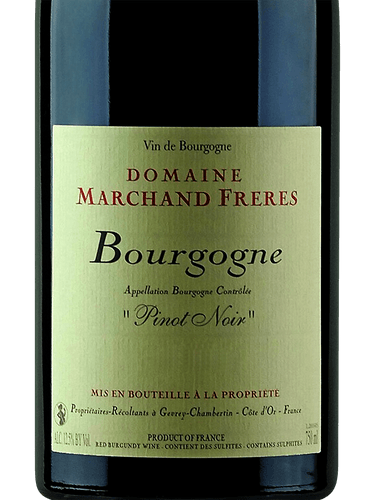 Domaine Marchand Freres Bourgogne Pinot Noir | Vivino US