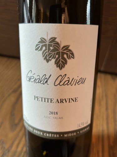 Gerald Clavien Petite Arvine | Vivino
