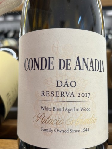 Palacio Anadia Conde de Anadia Reserva Branco | Vivino US