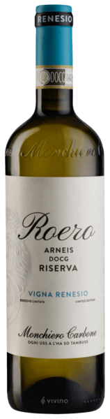 Monchiero Carbone Roero Arneis Riserva Vigna Renesio | Vivino US
