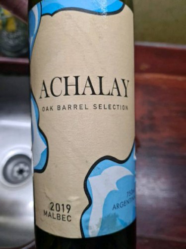 Achalay Oak Barrel Selection Malbec | Vivino US