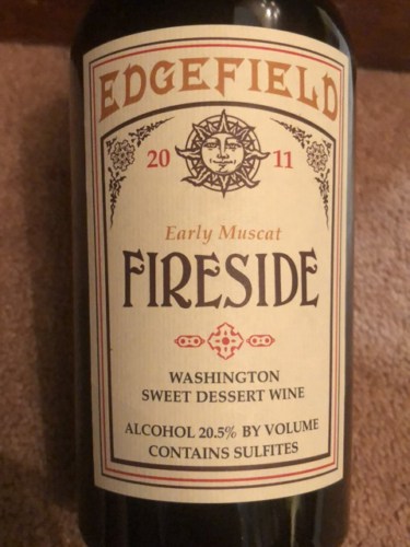 Edgefield Fireside Early Muscat Sweet Dessert | Vivino