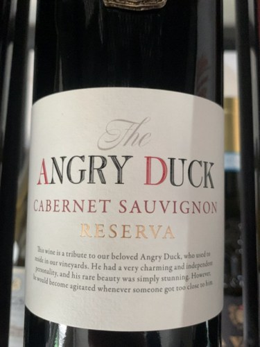 Quinta de São Sebastião The Angry Duck Cabernet Sauvignon Reserva ...