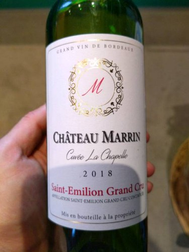 2018 Château Marrin Saint-Émilion | Vivino US