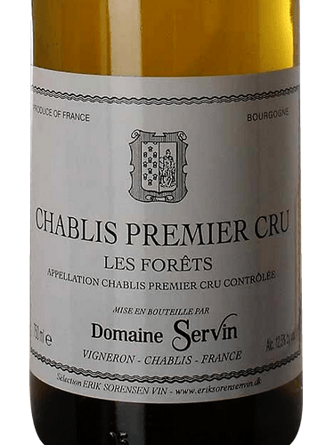 2019 Domaine Servin Chablis Premier Cru 'Les Forêts' | Vivino US