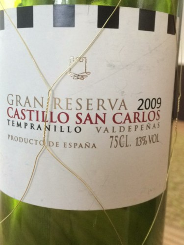 Castillo San Carlos Gran Reserva Tempranillo | Vivino US