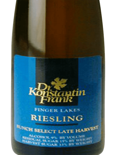 Dr. Konstantin Frank Bunch Select Late Harvest Riesling | Vivino France