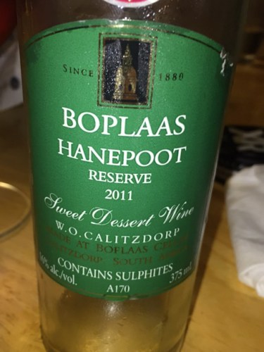 Boplaas Hanepoot Reserve | Vivino US