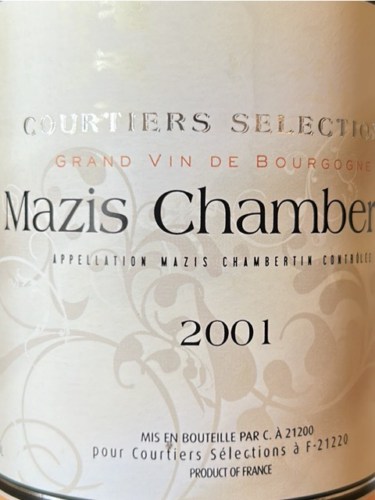 Courtiers Selections Mazis-Chambertin | Vivino US