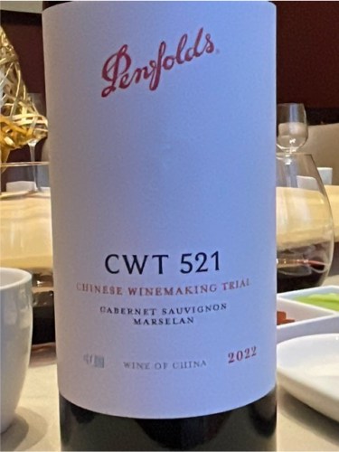 Penfolds Chinese Winemaking Trial Bin CWT 521 | Vivino Singapura