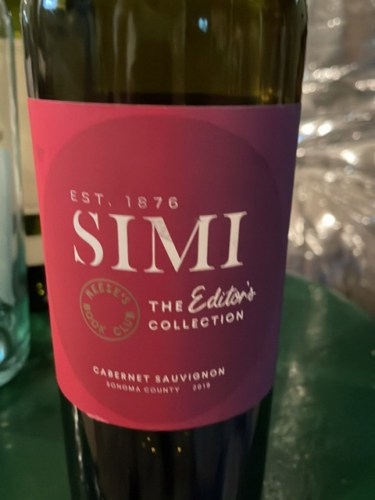 SIMI The Editor's Collection Cabernet Sauvignon | Vivino English