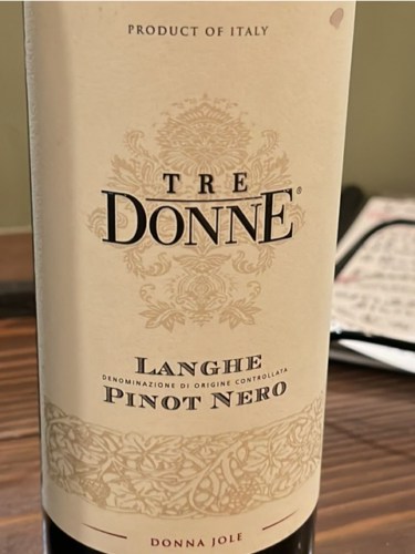 Tre Donne Donna Jole Langhe Pinot Nero | Vivino US