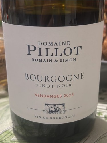 Domaine Pillot Romain & Simon Bourgogne Pinot Noir | Vivino US