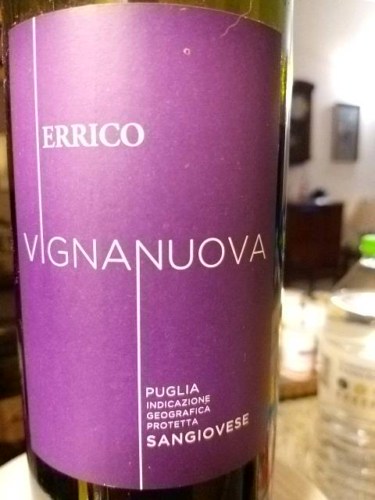 Casa Vinicola Errico Vigna Nuova Sangiovese | Vivino US