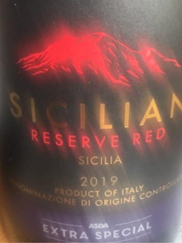 ASDA Extra Special Sicilian Reserve Red | Vivino US