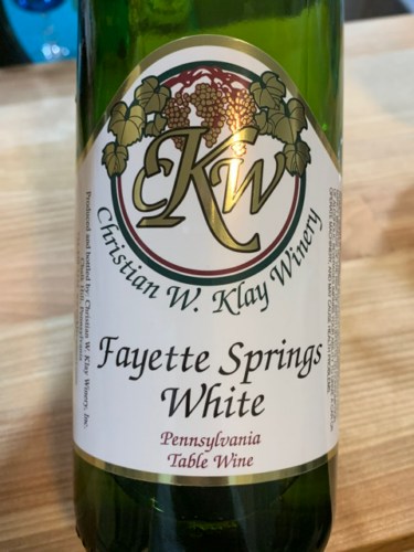Christian W.Klay Winery Fayette Springs White | Vivino US