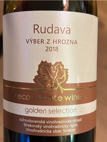 Neco Estate Rudava Golden Selection | Vivino Australia