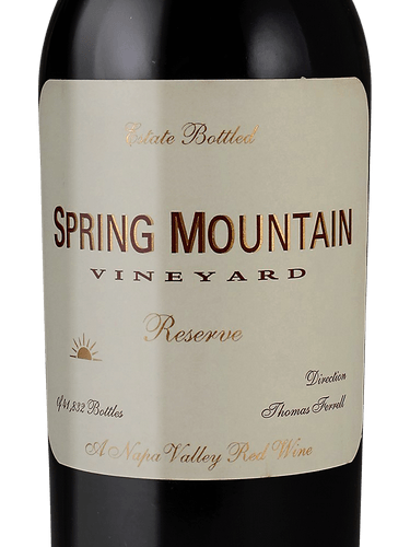 Spring Mountain Vineyard Reserve Red | Vivino US