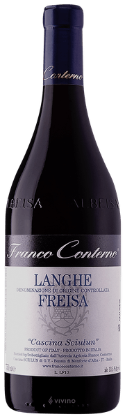 Franco Conterno Langhe Freisa Cascina Sciulun | Vivino US