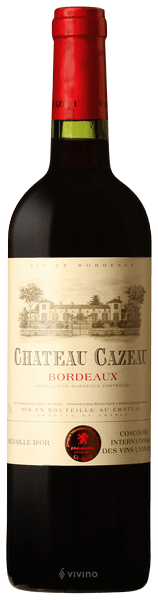 2017 Domaine de Cazeau et Perey Château Cazeau Bordeaux | Vivino US