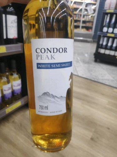 Andean Vineyards Condor Peak White Semi Sweet | Vivino Canada