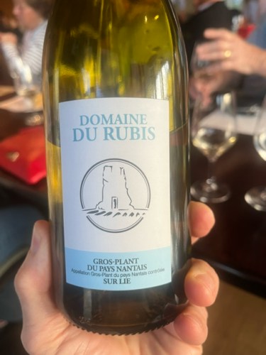 Domaine du Rubis Gros Plant du Pays Nantais Sur Lie | Vivino US