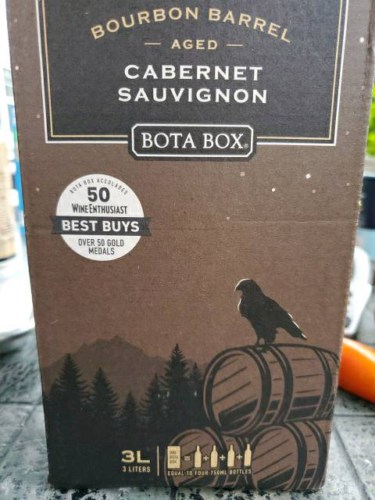 Bota Box Nighthawk Black Bourbon Barrel Aged Cabernet Sauvignon ...