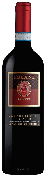 Santi Valpolicella Ripasso Classico Superiore Solane | Vivino English