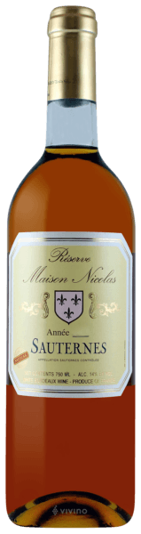 Maison Nicolas Réserve Sauternes | Vivino English