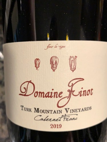 Domaine Finot Turk Mountain Cabernet Franc | Vivino English